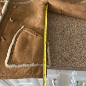 Source Unknown | Jackets & Coats | 96s Shearling Suede Barn Coat | Poshmark